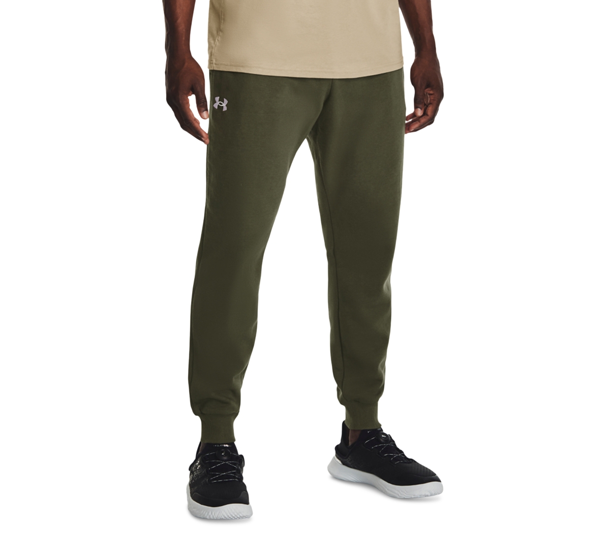 Click here for Under Armour Mens Rival Tapered-Fit Fleece Joggers... prices