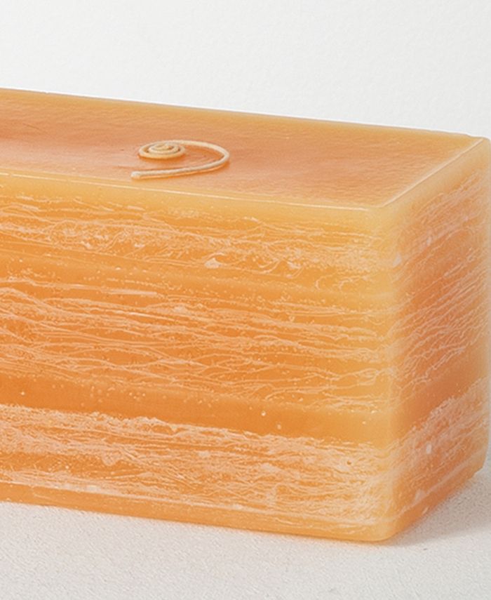 Vance Kitira 22.75" Layered Brick Candle - Macy's