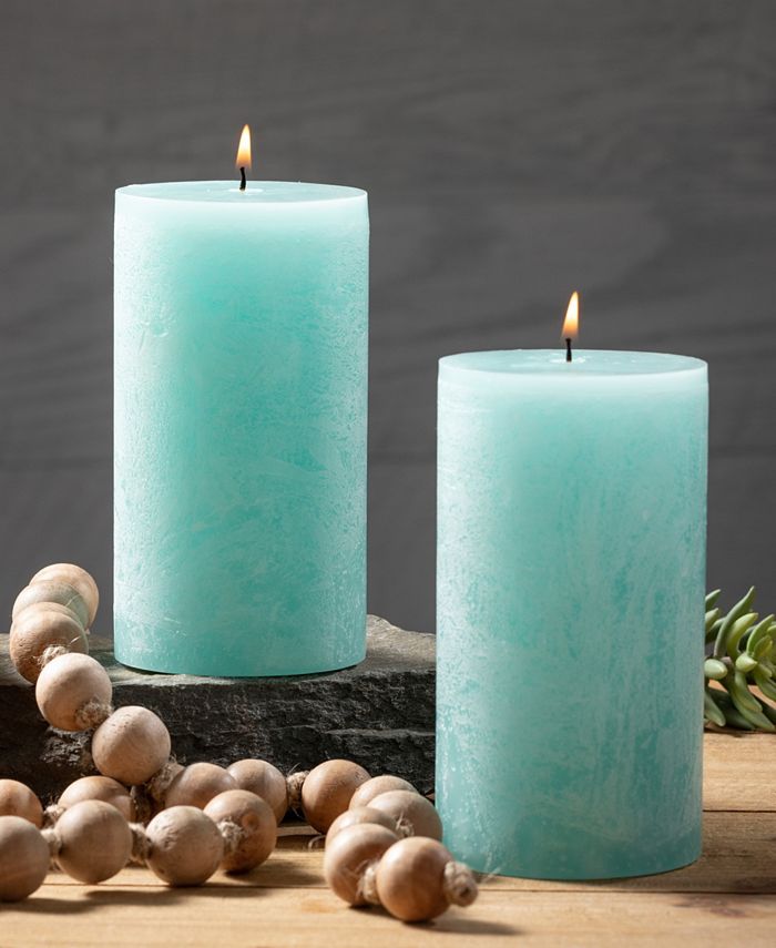Vance Kitira 6" Timber Pillar Candle - Macy's