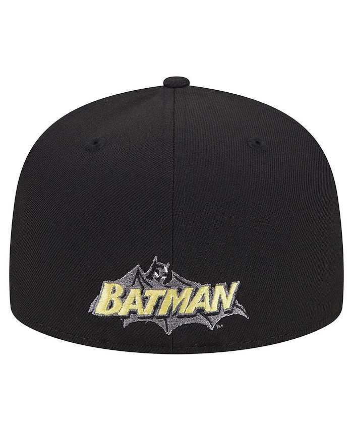 New Era Men's Black Batman 59FIFTY Fitted Hat - Macy's
