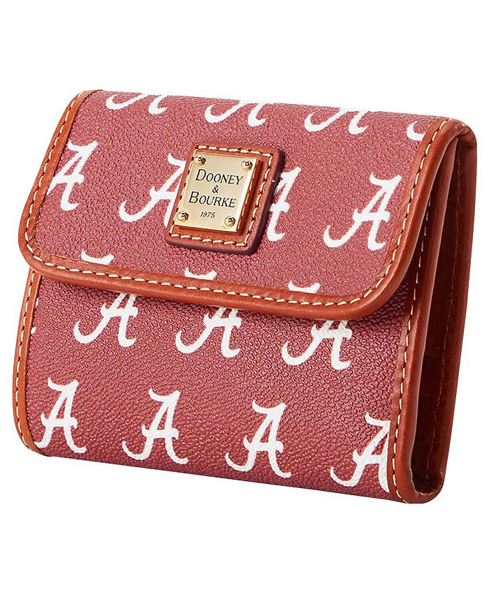 Dooney & Bourke Women's Alabama Crimson Tide Flap Credit Card Wallet ...