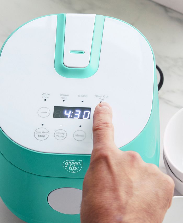 GreenLife Healthy Ceramic Nonstick Rice and Grains Cooker - Macy's