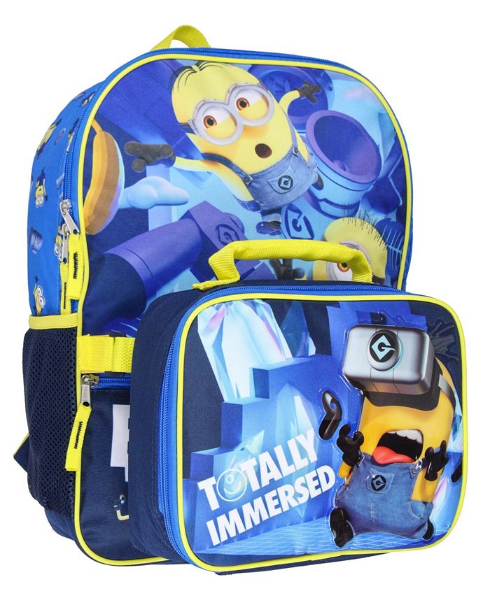 Despicable Me Minions School Travel Backpack And Lunch Box For Kids 2 ...