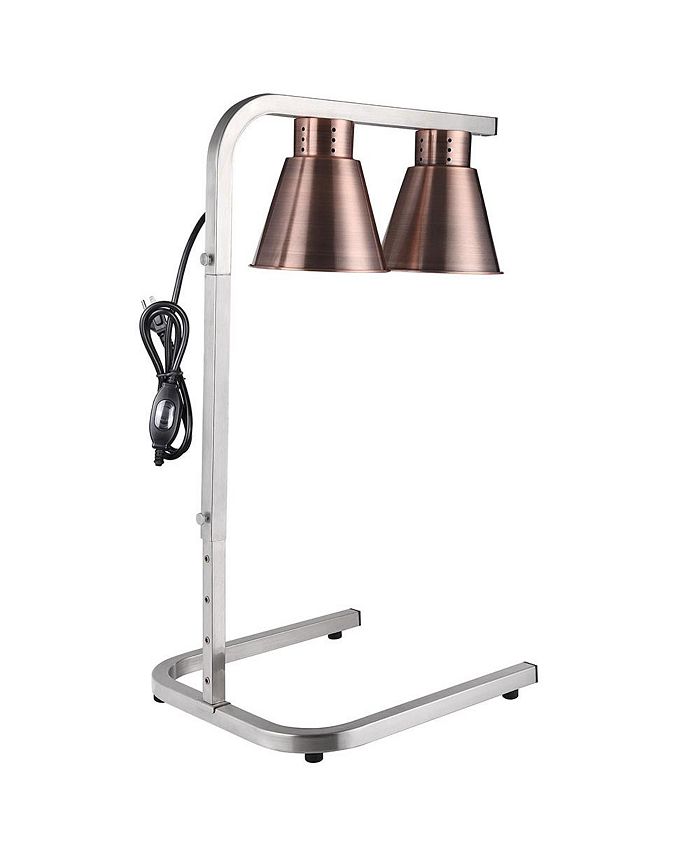 Yescom 2 Dual Heat Lamp Food Warmer Countertop Buffet Food Court ...