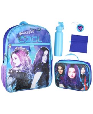 Disney Descendants Wickedly Cool 16" Backpack Lunch Tote Water Bottle 5 ...