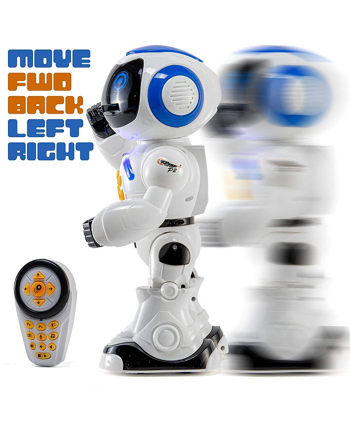 Top Race Remote Control RC Robot Toy Walking Talking Dancing AI Robots ...