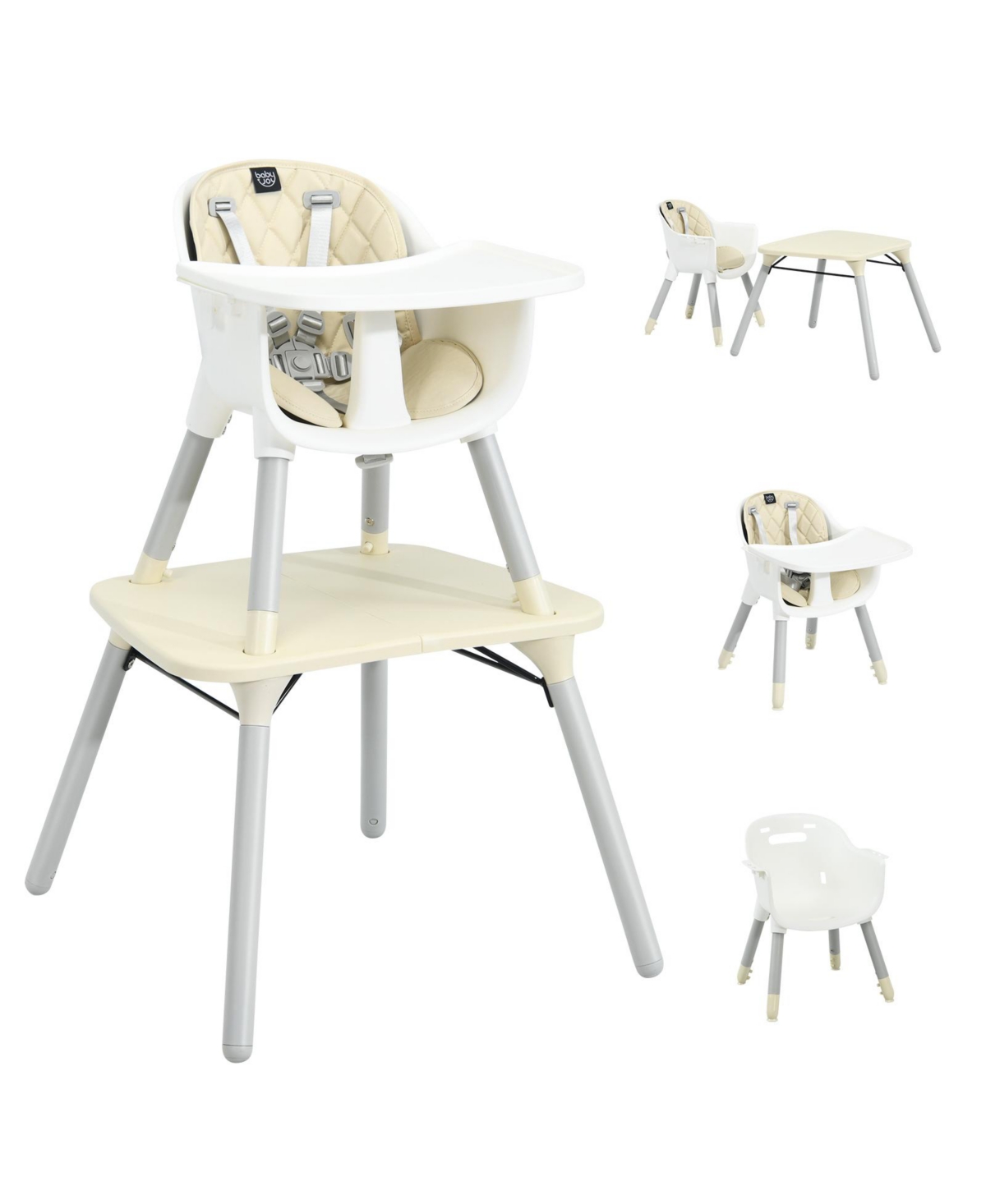 Click here for Slickblue Toddler 4-in-1 Convertible Table Chair S... prices