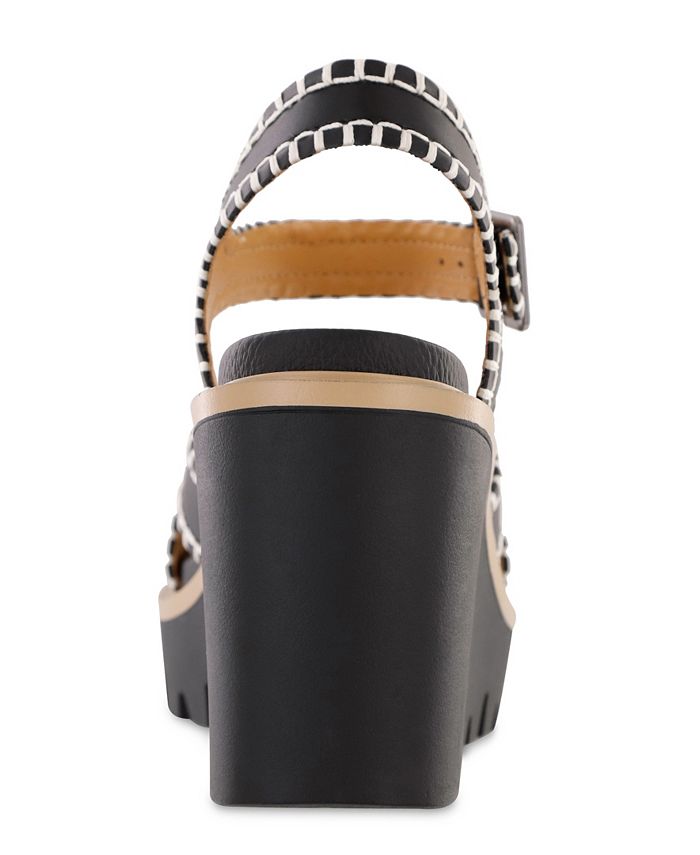 MIA Women's Cienna Platform Wedge Sandals - Macy's