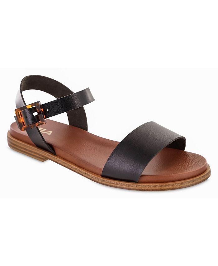MIA Women's Peyton Round Toe Flat Sandals - Macy's