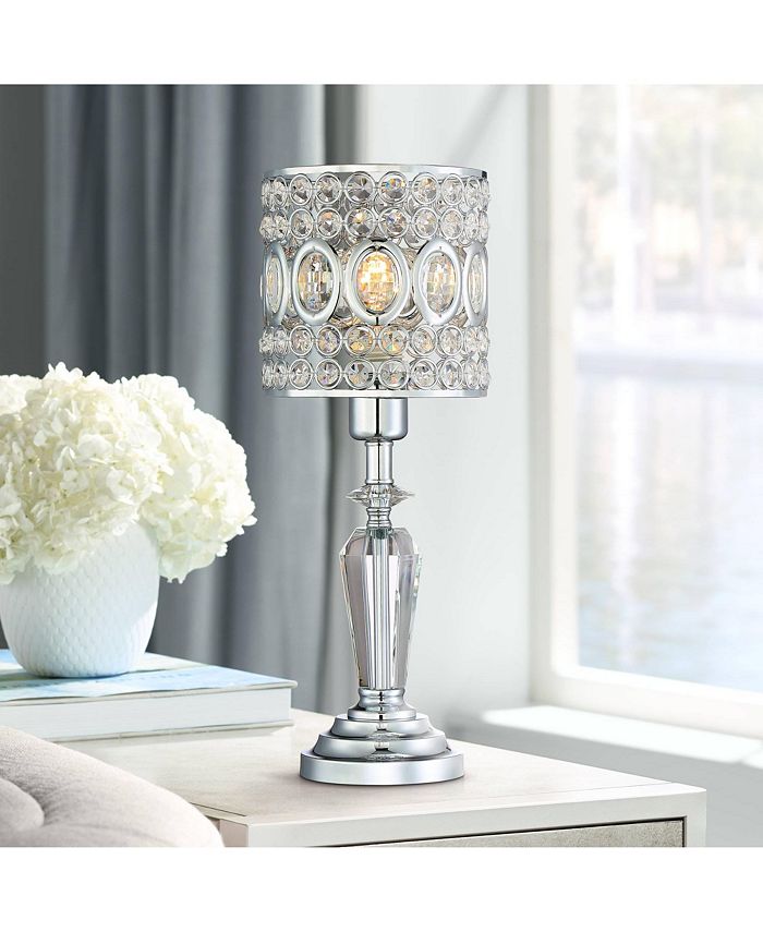 Vienna Full Spectrum Tori Glam Luxury Style Small Accent Table Lamp 17 ...