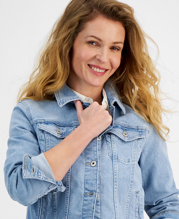 Style & Co Women's Classic Denim Jacket, Created for Macy's - Macy's
