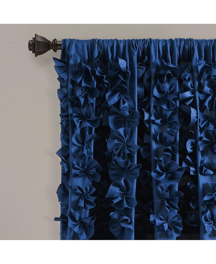 Lush Decor Riley Window Curtain Panel - Macy's