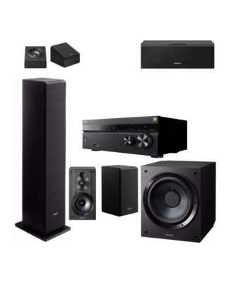 Sony STR-AN1000 7.2 Channel 8K AV Receiver with Sony Speakers Bundle ...
