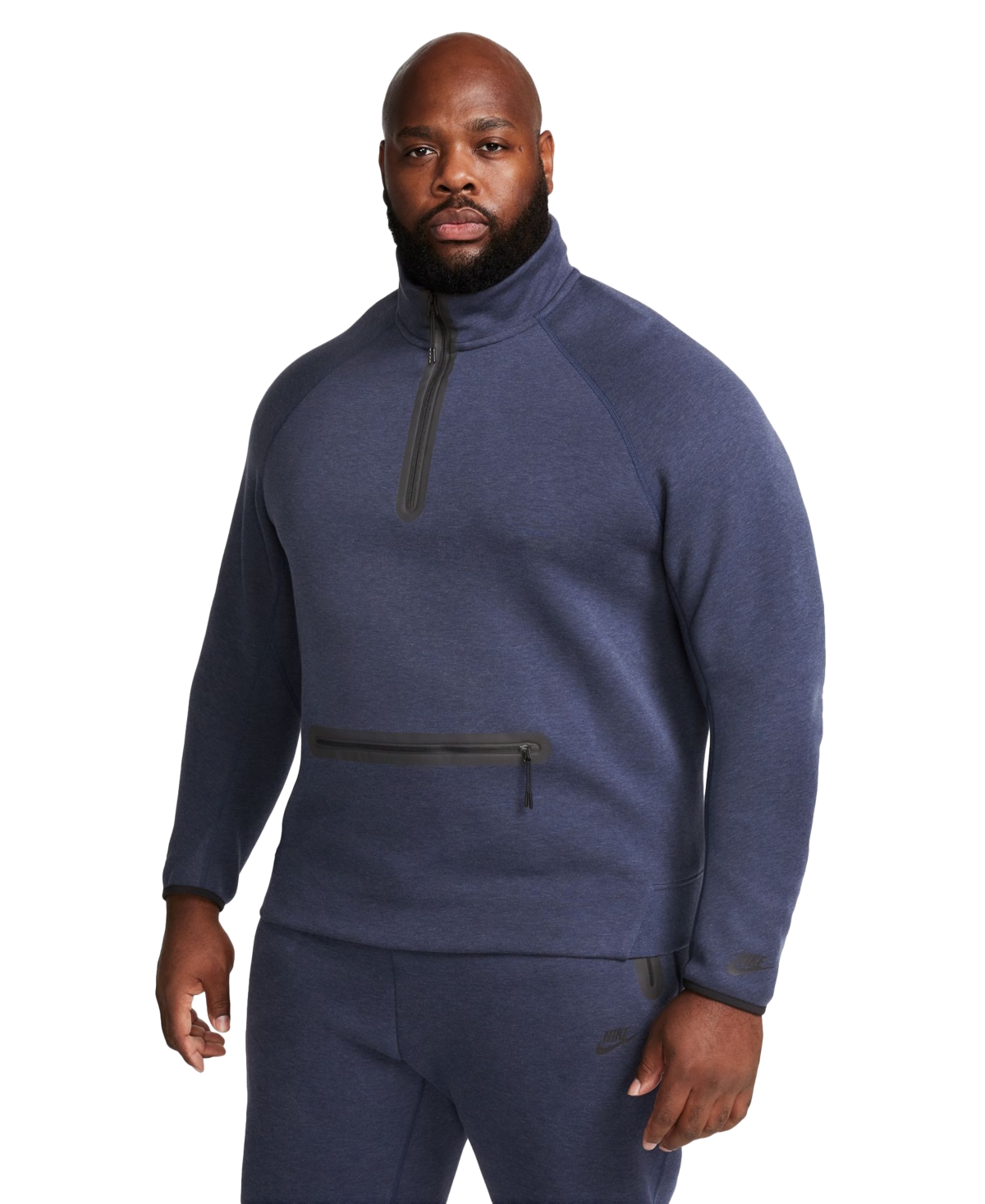 Click here for Nike Mens Sportswear Relaxed-Fit 1/2-Zip Tech Flee... prices