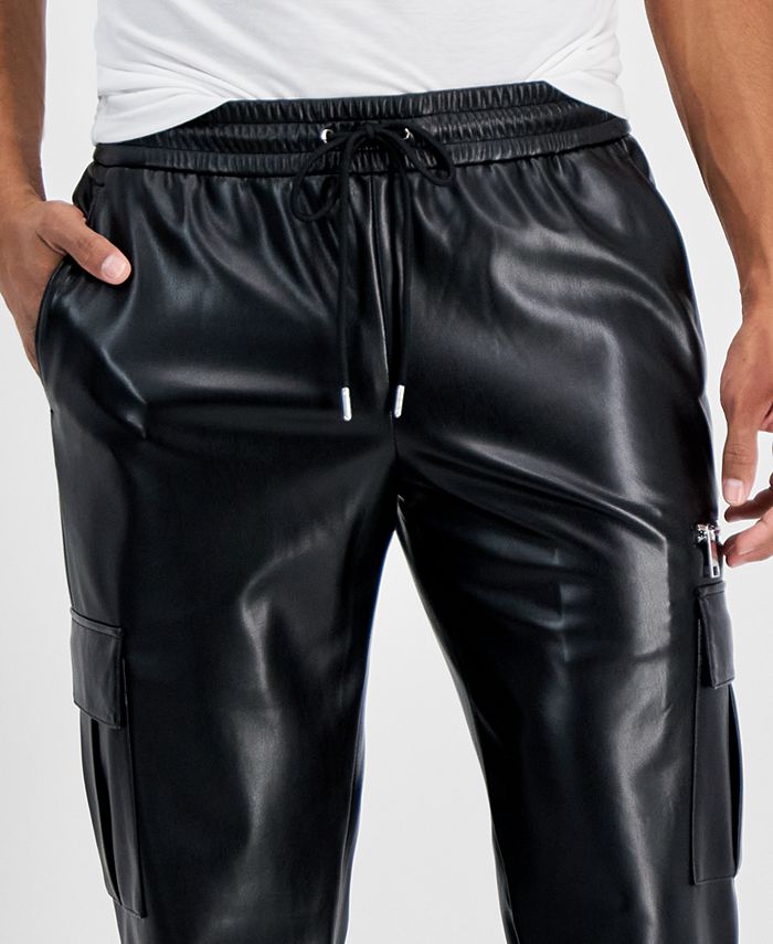 I.N.C. International Concepts Men's Jax Pleather Pants, Created for Macy's - Macy's
