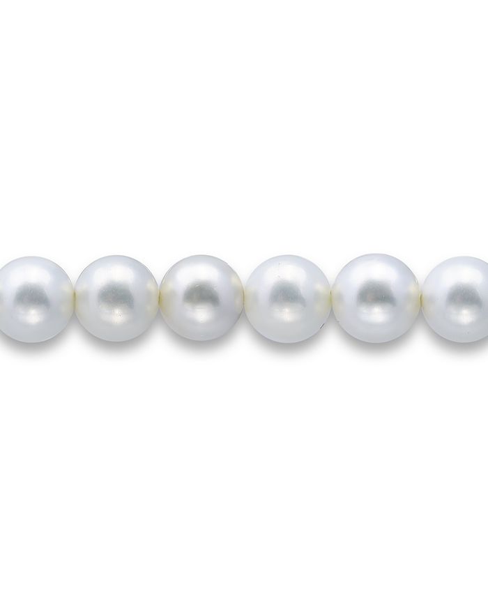 Macy's White Shell Pearl Charm Drop with White Shell Pearl Stretch ...