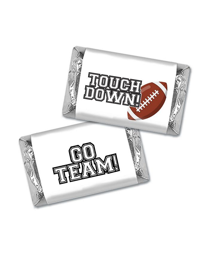 Just Candy 164 Pcs Football Party Candy Favors Hershey's Miniatures ...