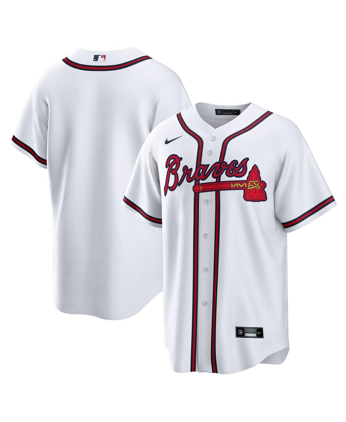 Click here for Mens Nike White Atlanta Braves Home Replica Team J... prices