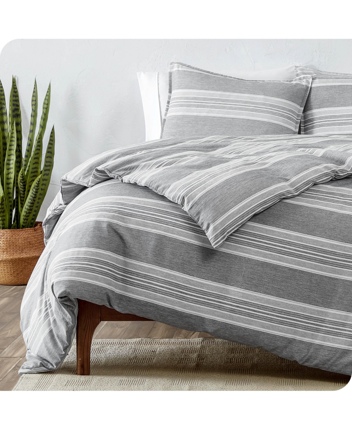 Click here for Bare Home Double Brushed Duvet Cover Set Queen - S... prices