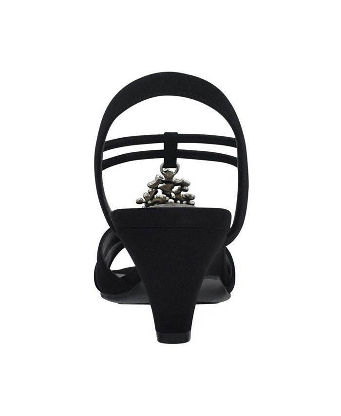 Impo Women's Edisha Ornamented Stretch Dress Sandals - Macy's
