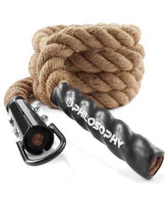 Philosophy Gym 10 ft. Indoor / Outdoor Exercise Climbing Rope - 1.5 ...