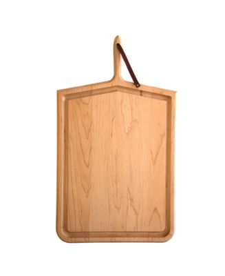 KHEM Studios Mega Whale Bone Cutting Board Maple with Juice Groove - Macy's
