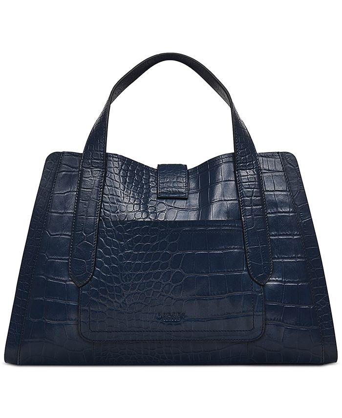 Radley London Sloane Street Croc Embossed Leather Medium Ziptop Grab ...