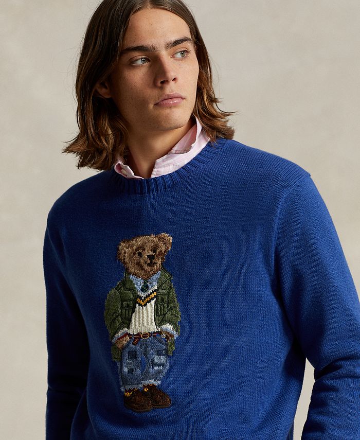 Polo Ralph Lauren Men's Polo Bear Sweater - Macy's