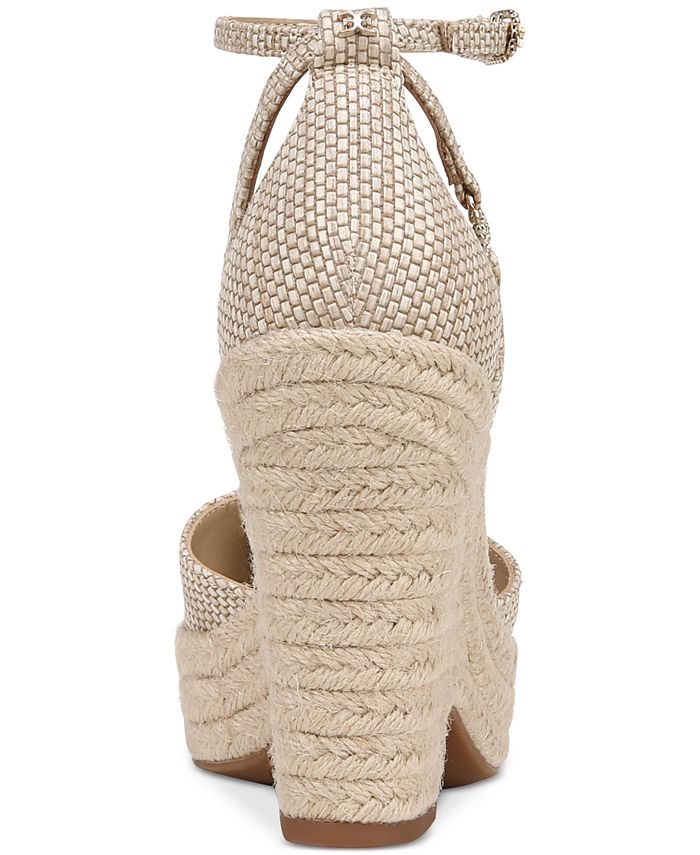 Sam Edelman Nati Two-Piece Platform Espadrille Wedges - Macy's