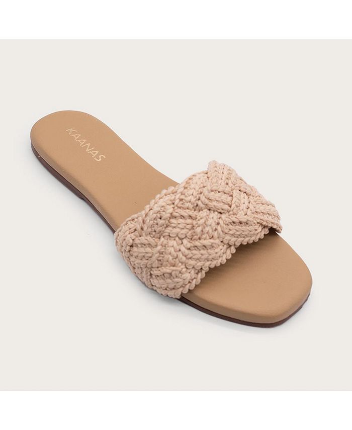 Kaanas Women's Pansy Chunky Braided Slide - Macy's