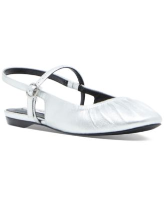 Steve Madden Women's Garson Pleated Slingback Flats - Macy's