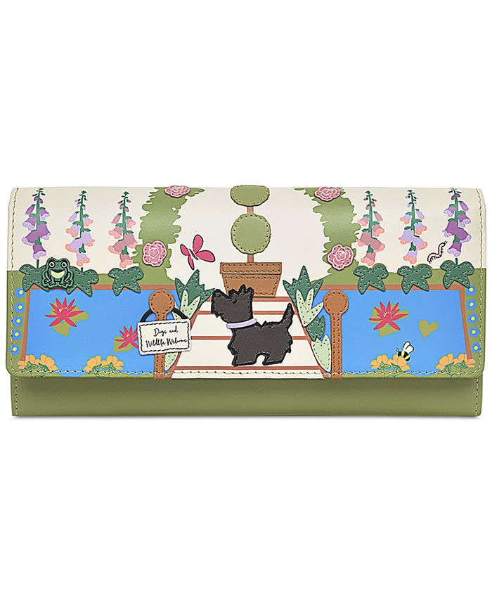 Radley London The RHS Collection Leather Flapover Wallet - Macy's