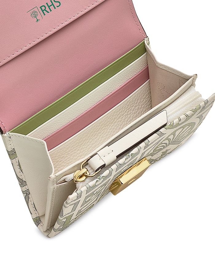 Radley London The RHS Collection Leather Flapover Wallet - Macy's