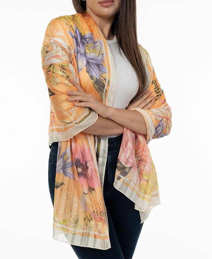 Giani Bernini Women's Botanical Lace Printed Scarf - Macy's