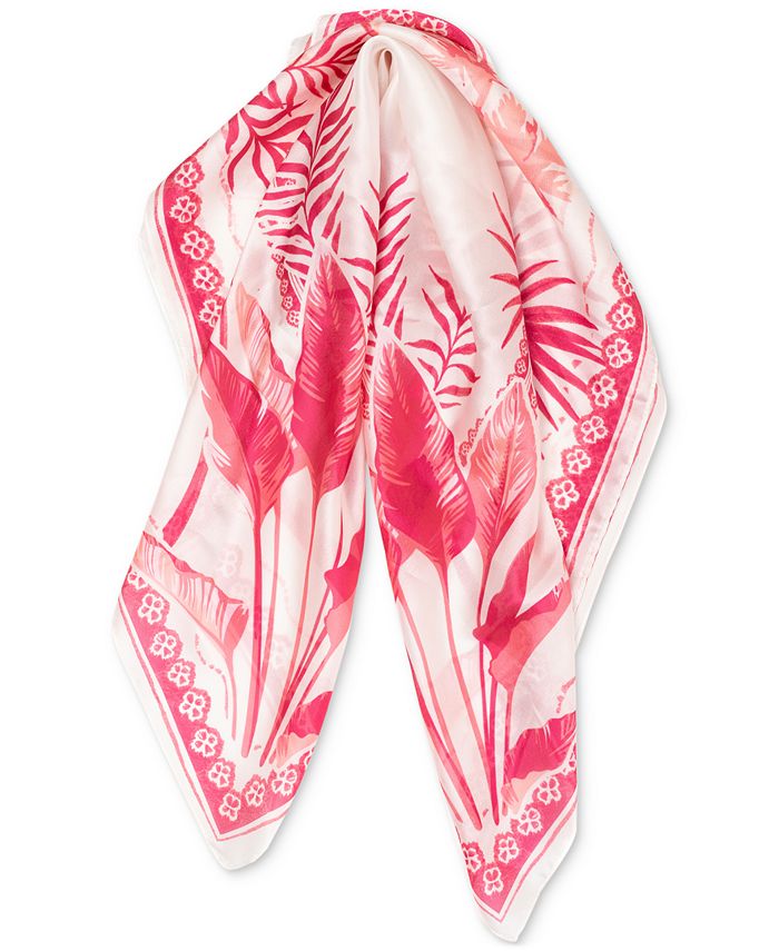 I.N.C. International Concepts Women's Tropical-Print Bandana Square ...