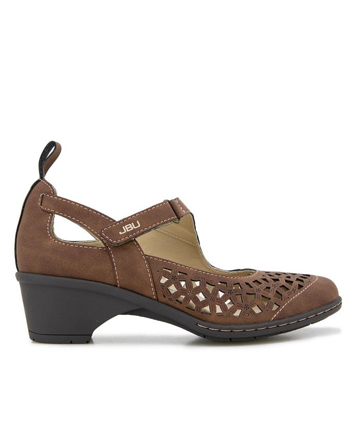 JBU Women's Jolene Memory Foam Insole Cone Heel Shoe - Macy's