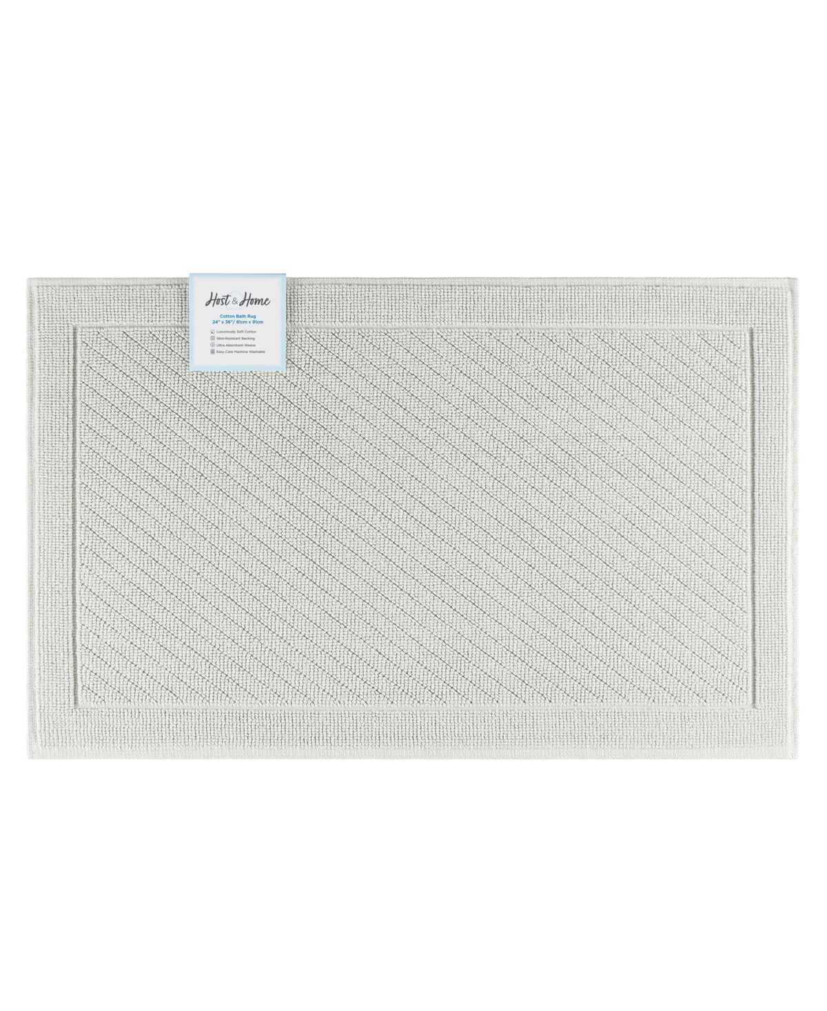 Click here for Host & Home Cotton Bath Rug  Stylish Textured Wove... prices