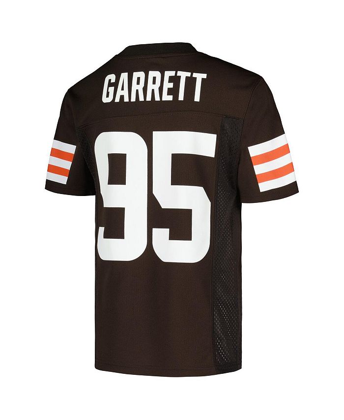 Outerstuff Big Boys Myles Garrett Brown Cleveland Browns Replica Player ...