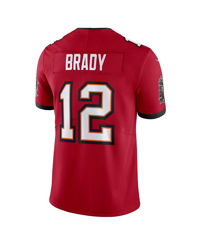 Nike Men's Tom Brady Red Tampa Bay Buccaneers Vapor Untouchable Limited ...