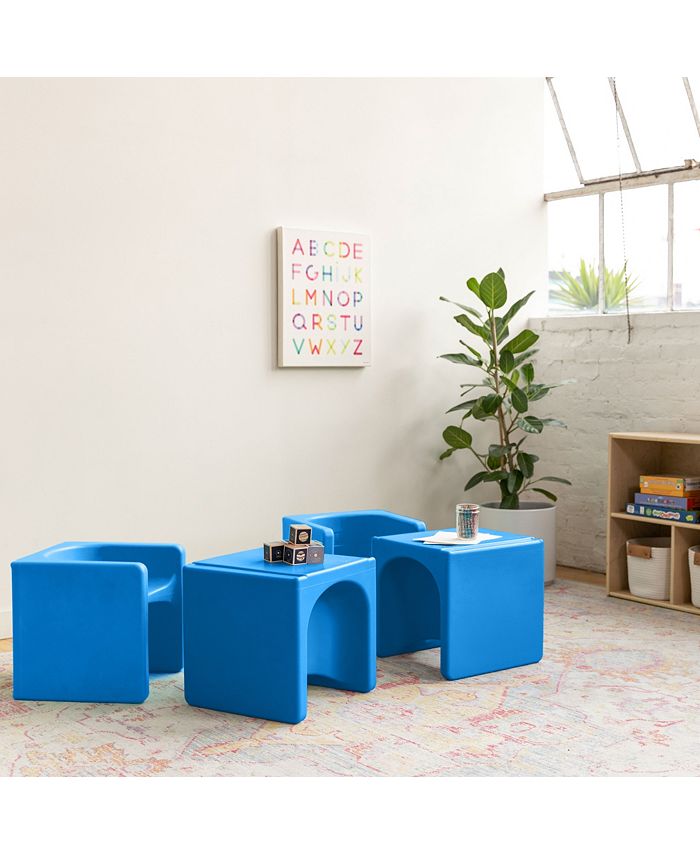 ECR4Kids Tri-Me 3-In-1 Cube Chair, Kids Furniture - Macy's
