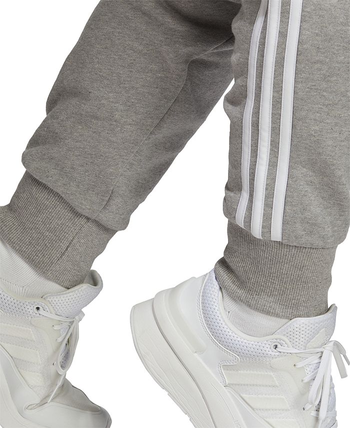 adidas Plus Size Essentials 3-Striped Cotton French Terry Cuffed ...