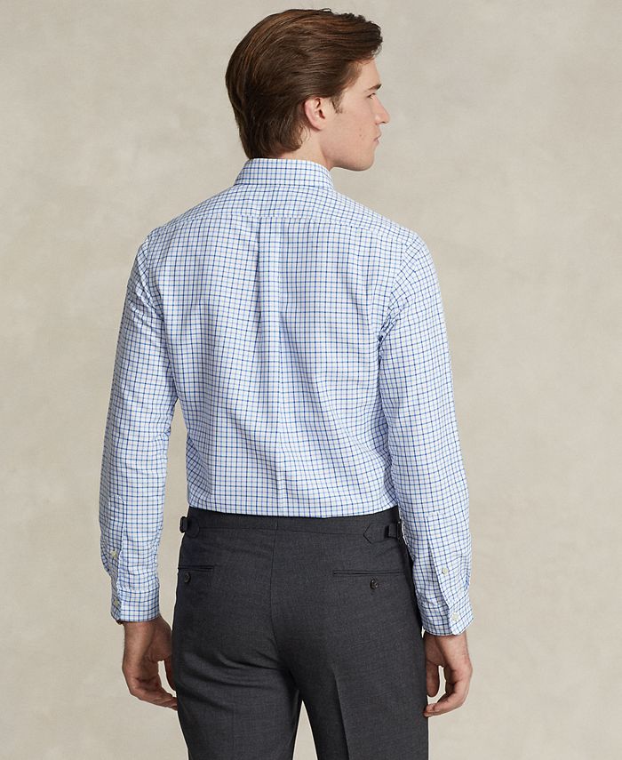 Polo Ralph Lauren Mens Classic Fit Tattersall Performance Shirt Macys