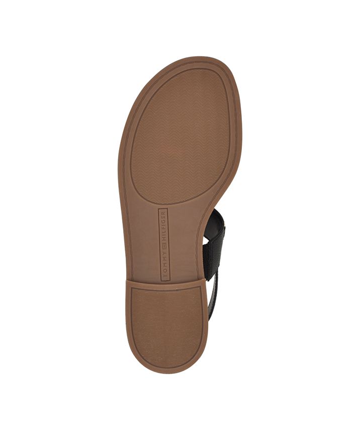 Tommy Hilfiger Women's Brontina Flat Thong Sandals with Hardware - Macy's