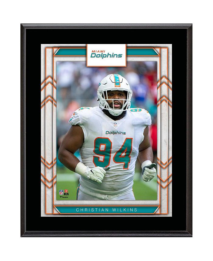 Fanatics Authentic Christian Wilkins Miami Dolphins 10.5" x 13" Player ...