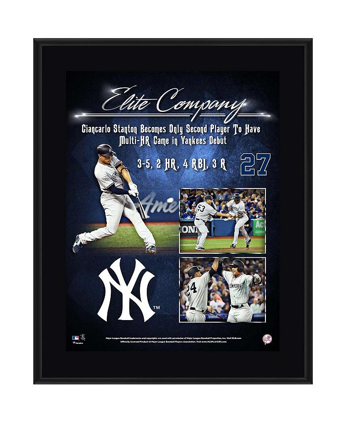 Fanatics Authentic Giancarlo Stanton New York Yankees 10.5" x 13 ...
