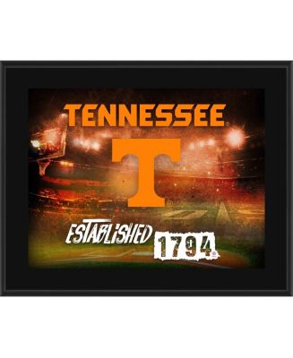 Tennessee Volunteers 10.5" x 13" Sublimated Horizontal Team Logo Plaque ...