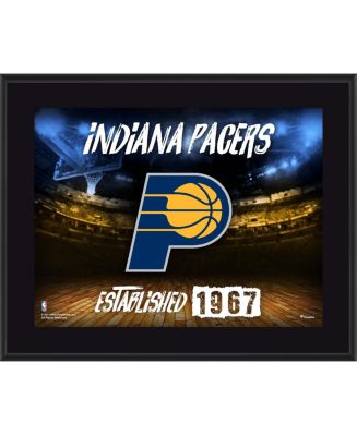 Indiana Pacers 10.5" x 13" Sublimated Horizontal Team Logo Plaque - Macy's