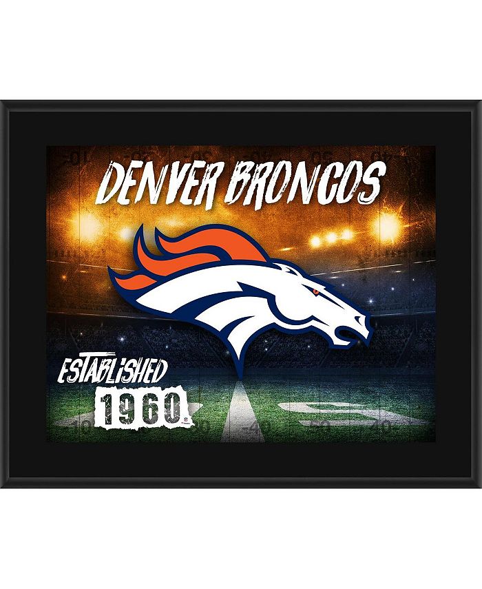 Fanatics Authentic Denver Broncos 10.5" x 13" Sublimated Horizontal ...