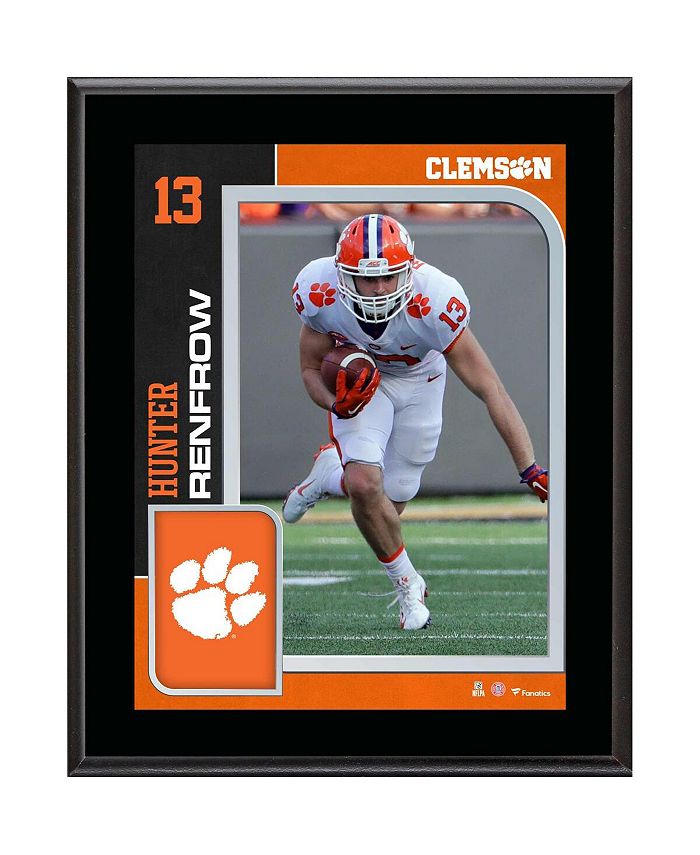 Fanatics Authentic Hunter Renfrow Clemson Tigers 10.5" x 13" Sublimated ...