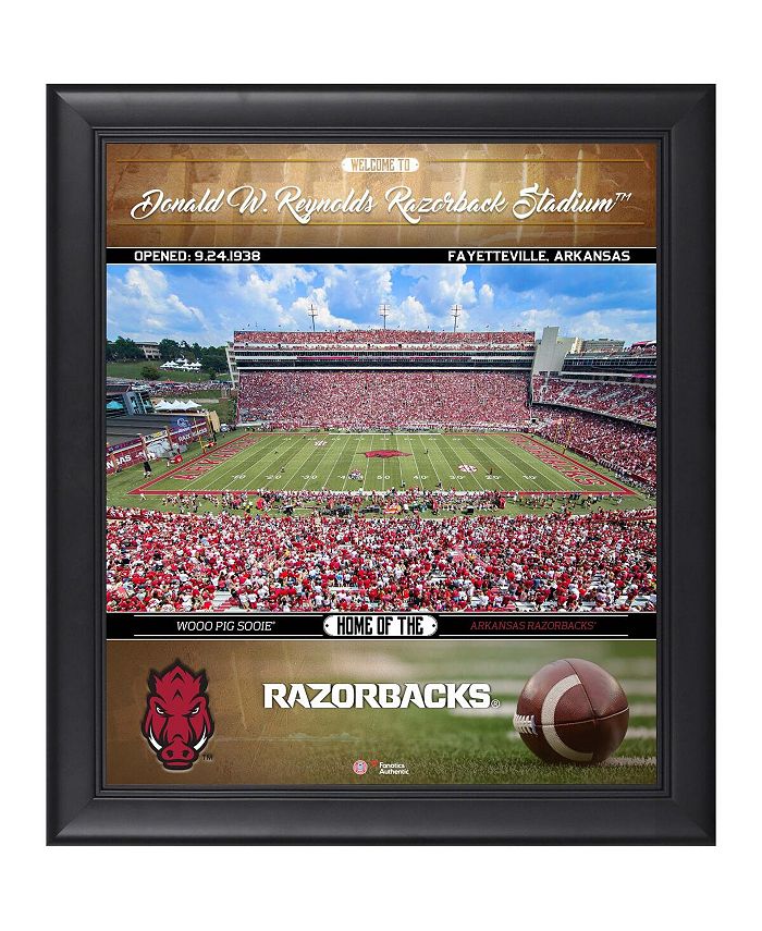 Fanatics Authentic Arkansas Razorbacks Framed 15" x 17" Welcome Home ...